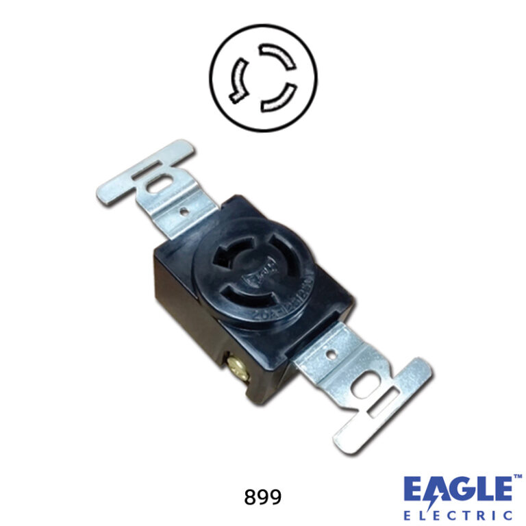 NON-NEMA Eagalok™ Flush Receptacle